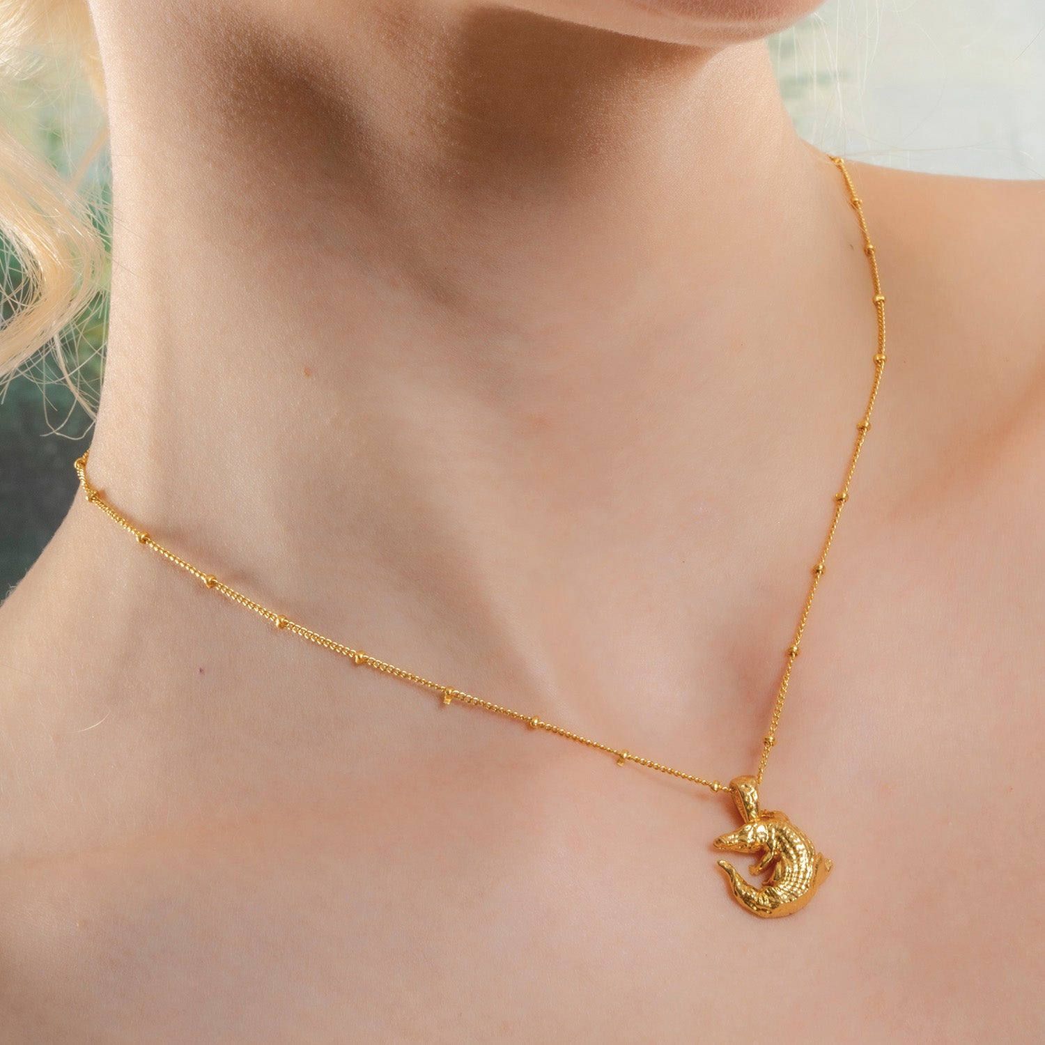 Miniature Alligator Chain Necklace – ARVINO